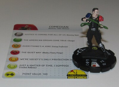 THE COMEDIAN FF006 Watchmen Crimebusters Fast Forces HeroClix | eBay