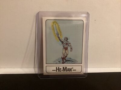 1986 MOTU (HE-MAN) WONDER BREAD He-Man Card Masters of the Universe | eBay