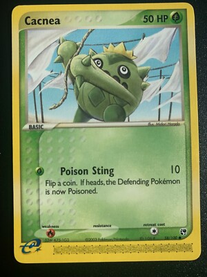 Cacnea Ex Sandstorm 58/100 Regular Common Pokemon Trading Card | eBay