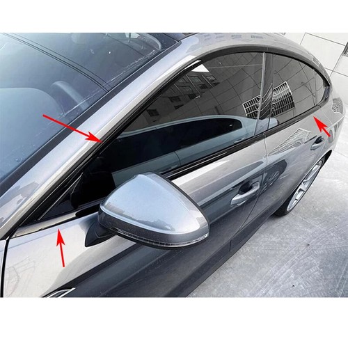 10PCS For Audi A5 S5 4Door 2018-2023 ABS Glossy Black Window Molding ...