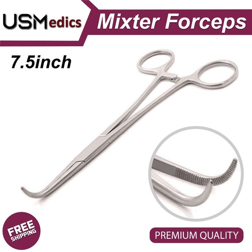 Right Angled MIXTER HEMOSTAT Forceps 7.5" FINE Point, Surgical ...