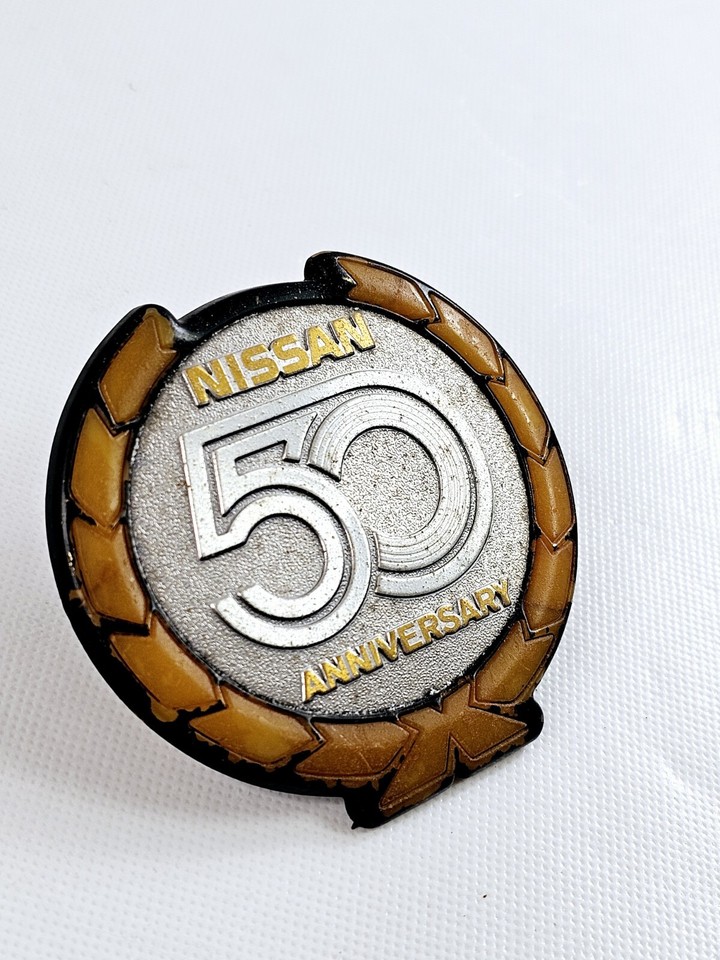 1984 Nissan 300ZX Turbo 50th Anniversary Edition Fender Badge Crest ...