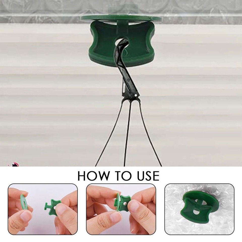 50-200 sets Greenhouse Twist Clips Plastic Greenhouse Fixing Clips and ...