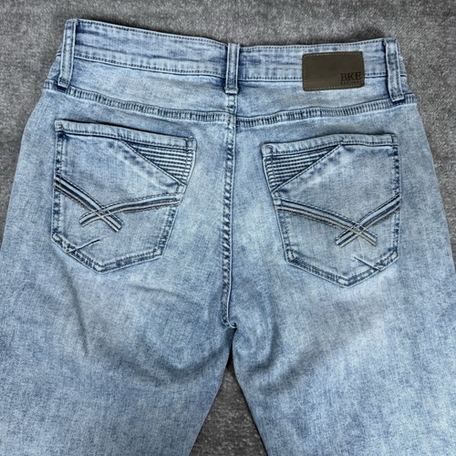 BKE Mason Jeans Men's 32x32 Blue Denim Light Wash Straight Leg | eBay