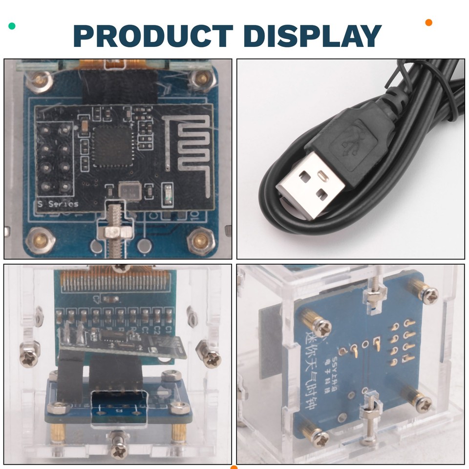 ESP8266 DIY Electronic Kit Clock OLED Display Connect avec DIY Projet de 4862 | eBay