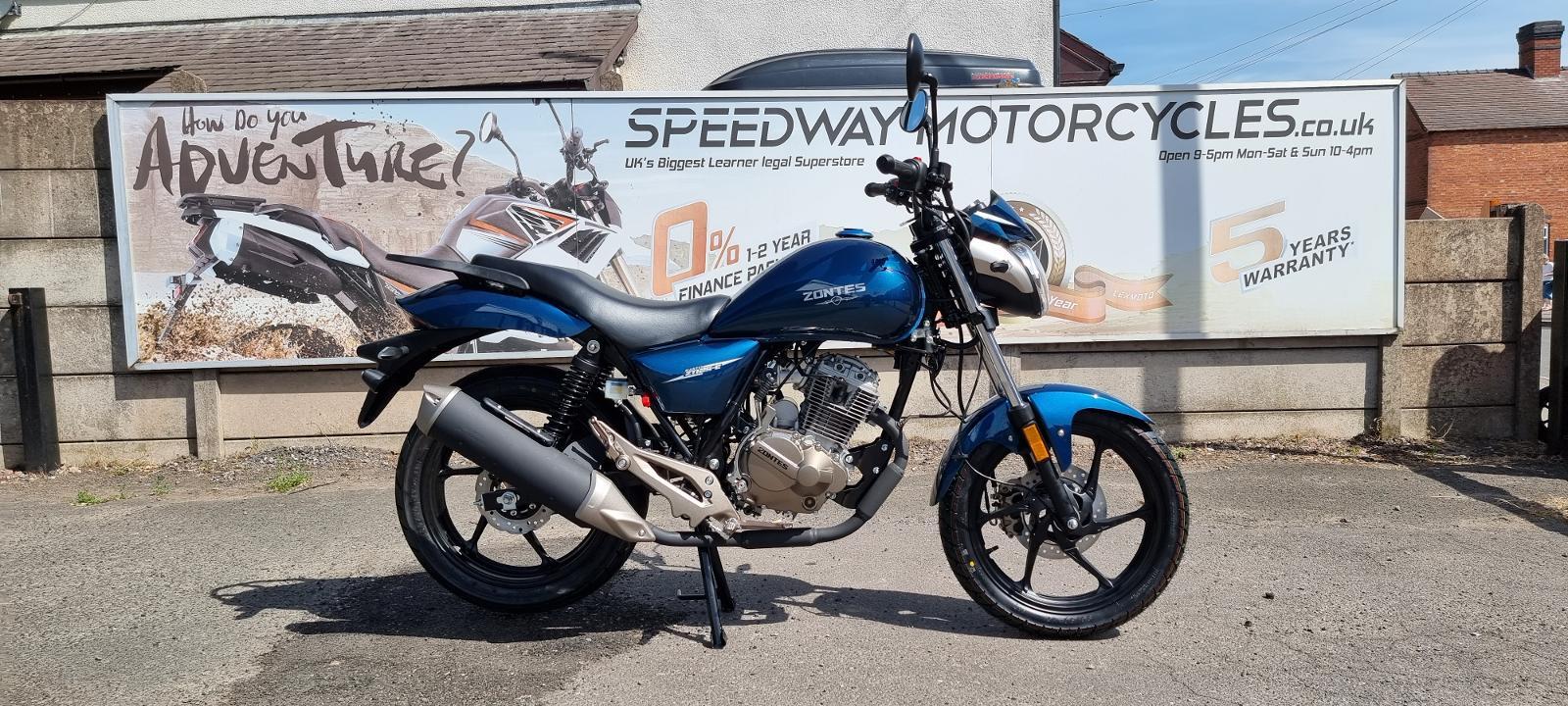 Zontes Mantis 125cc motorbike cruiser learner legal commuter retro ...