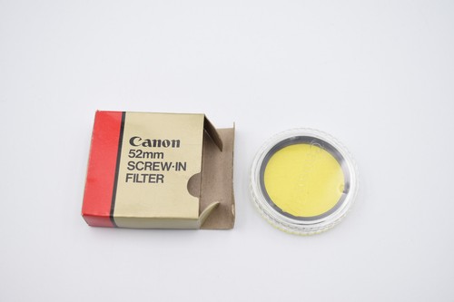 Filtre Canon Japan filter (2x) Y3 52mm | eBay