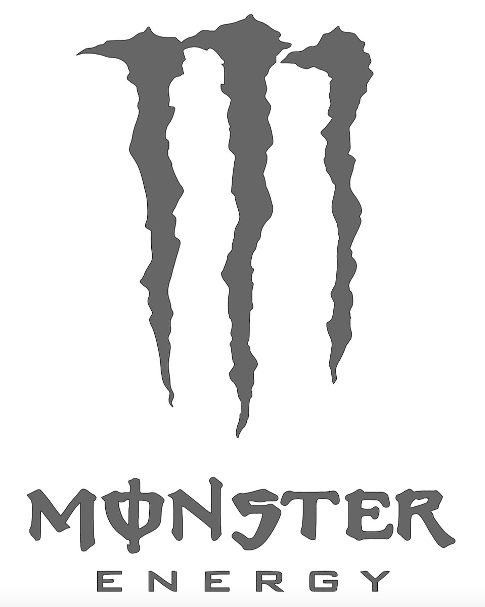 Monster Energy Logo White