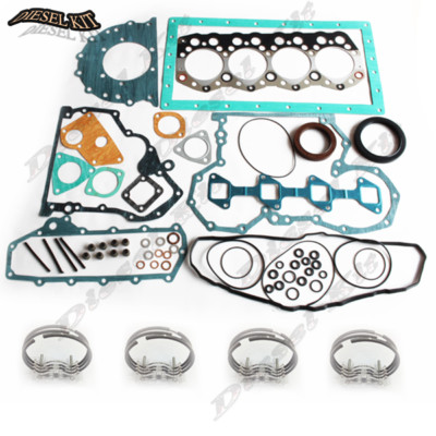 Mitsubishi S4S Piston Ring&Engine Gasket Kit For F18B Caterpillar Clark ...