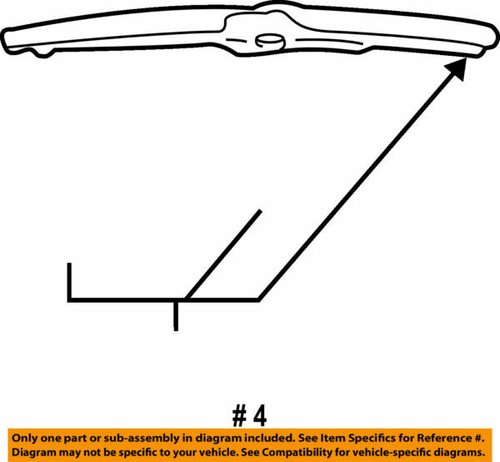 85242-42020 Toyota Blade assy, rear wiper 8524242020, New Genuine OEM ...