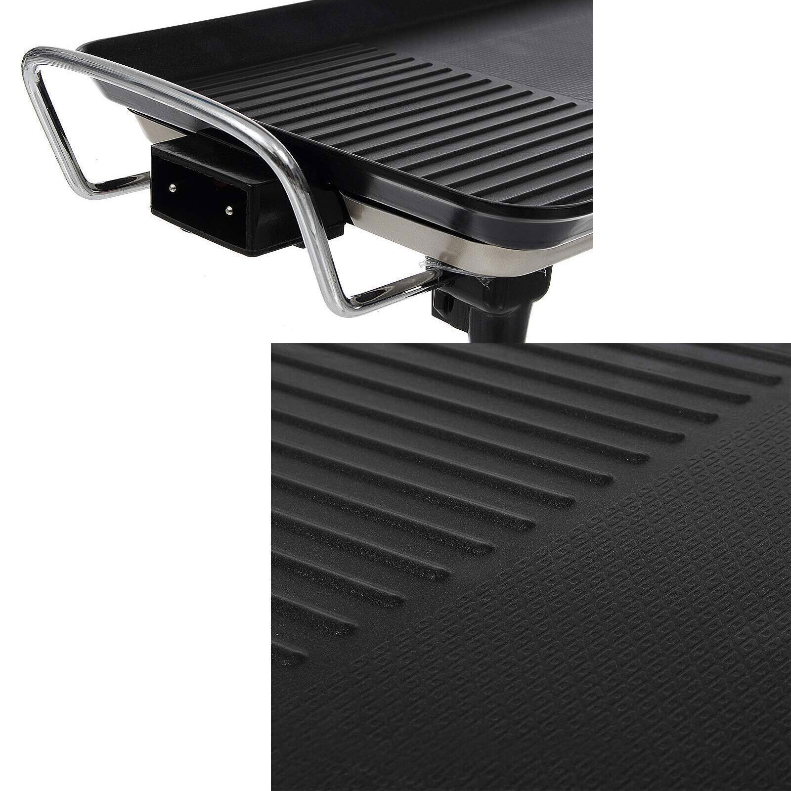 EXTRA LARGE TEPPANYAKI GRILL TABLE ELECTRIC HOT PLATE BBQ GRIDDLE ...