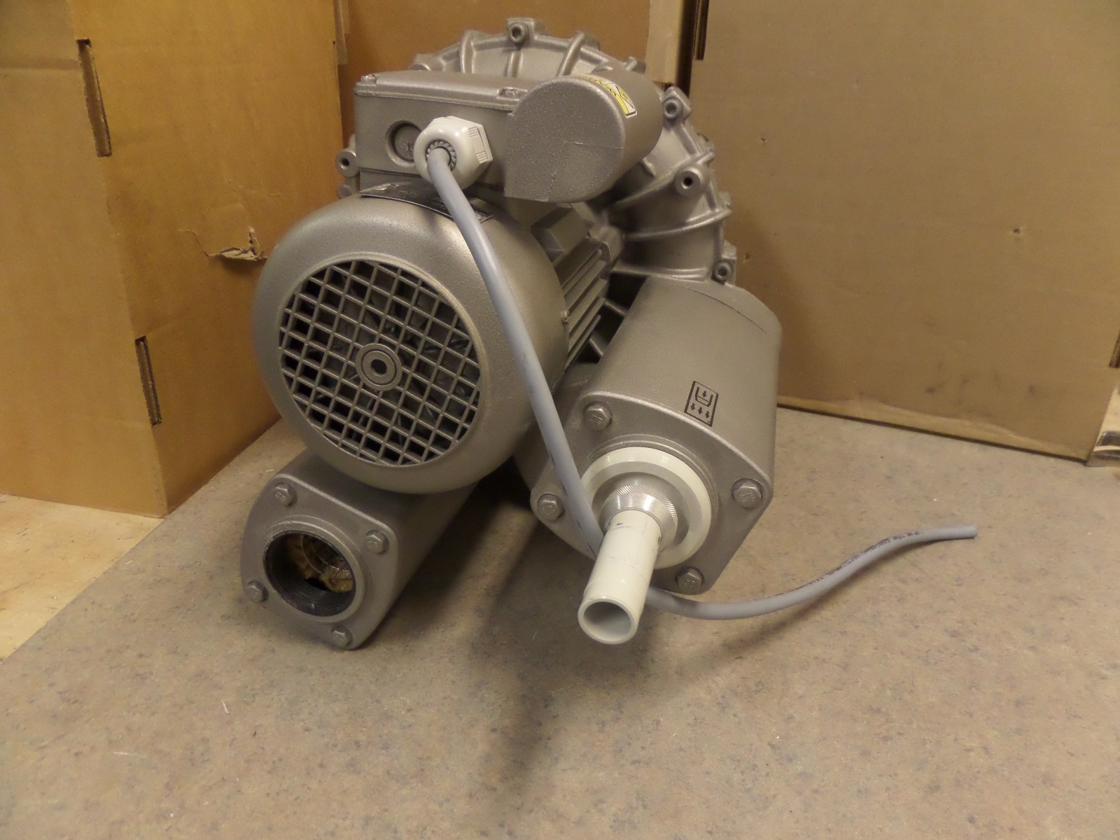 BECKER SV 5.130/2 VACCUUM AIR PUMP ABF71/2E-7R MOTOR | eBay