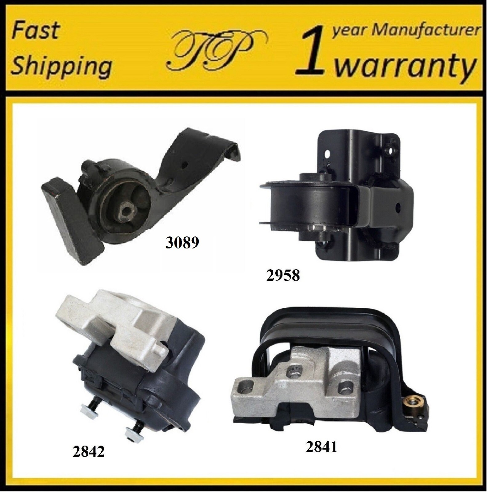 4PCS MOTOR & TRANS MOUNT FIT 2000 Chrylser Cirrus 2.0L | eBay