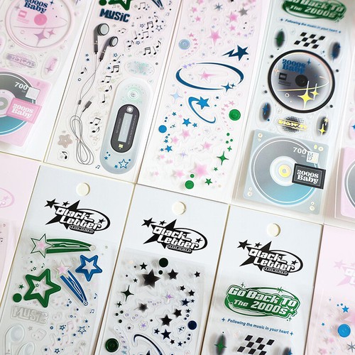 Laser Guka Sticker Flakes Idol Card Deco Scrapbook DIY Material ...