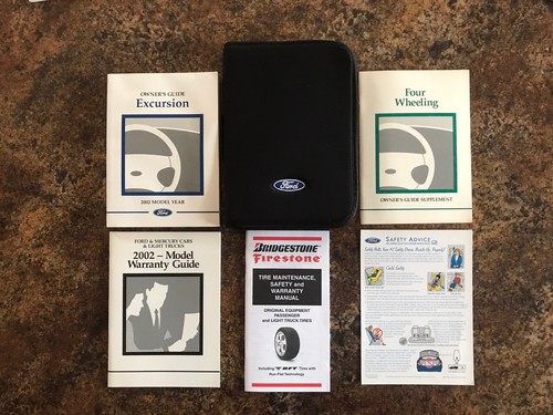 2002 Ford Excursion Owners Manual w/ Case & Supplements -#S | eBay