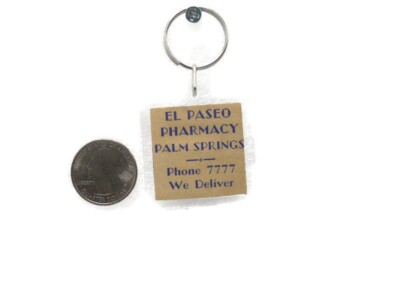 Repurposed Vintage Matchbook Cover El Paseo Pharmacy Palm springs ...