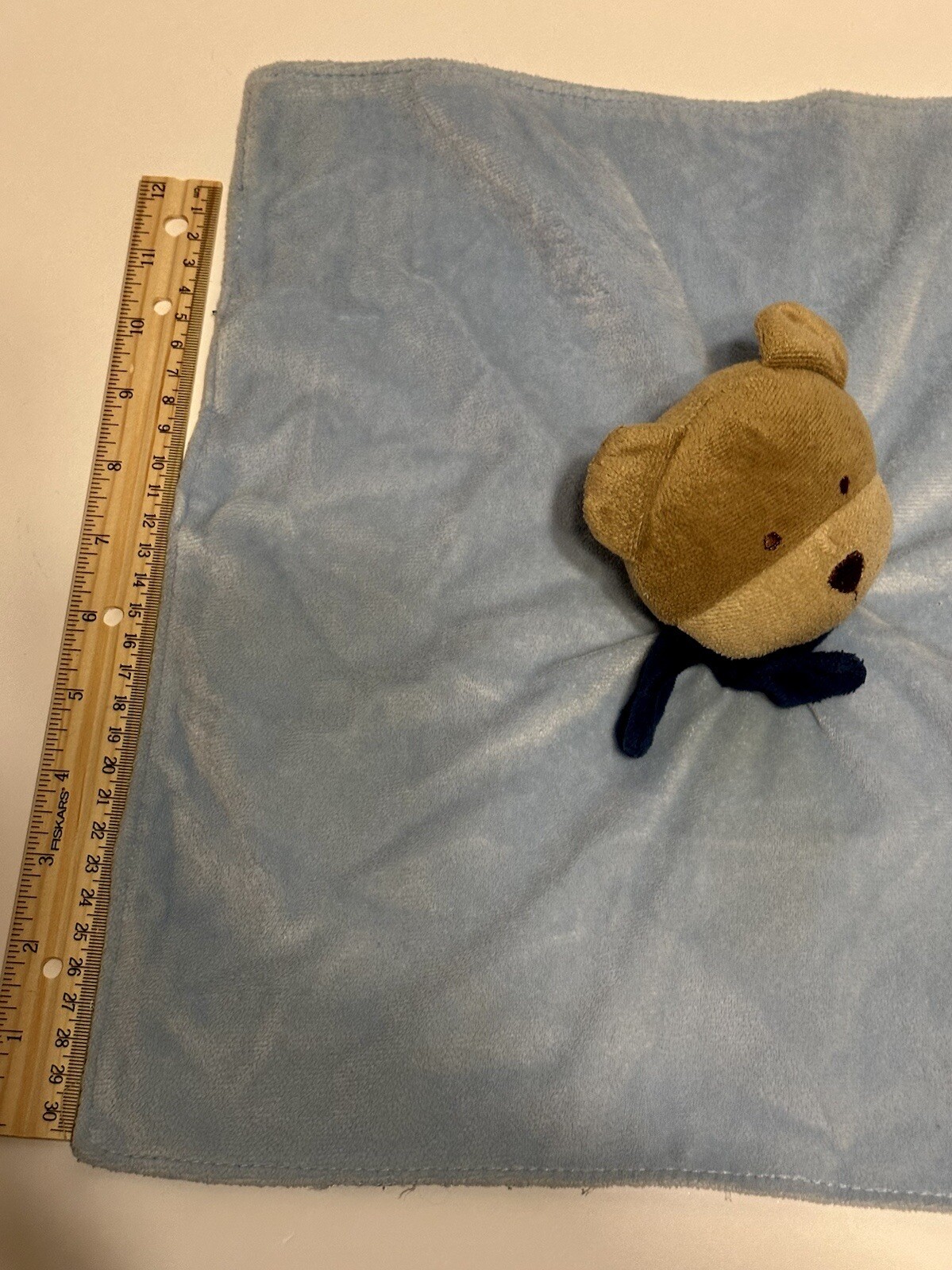 Carters Bear Lovey ' I Love My Mom' Security Blanket Blue Child of Mine ...