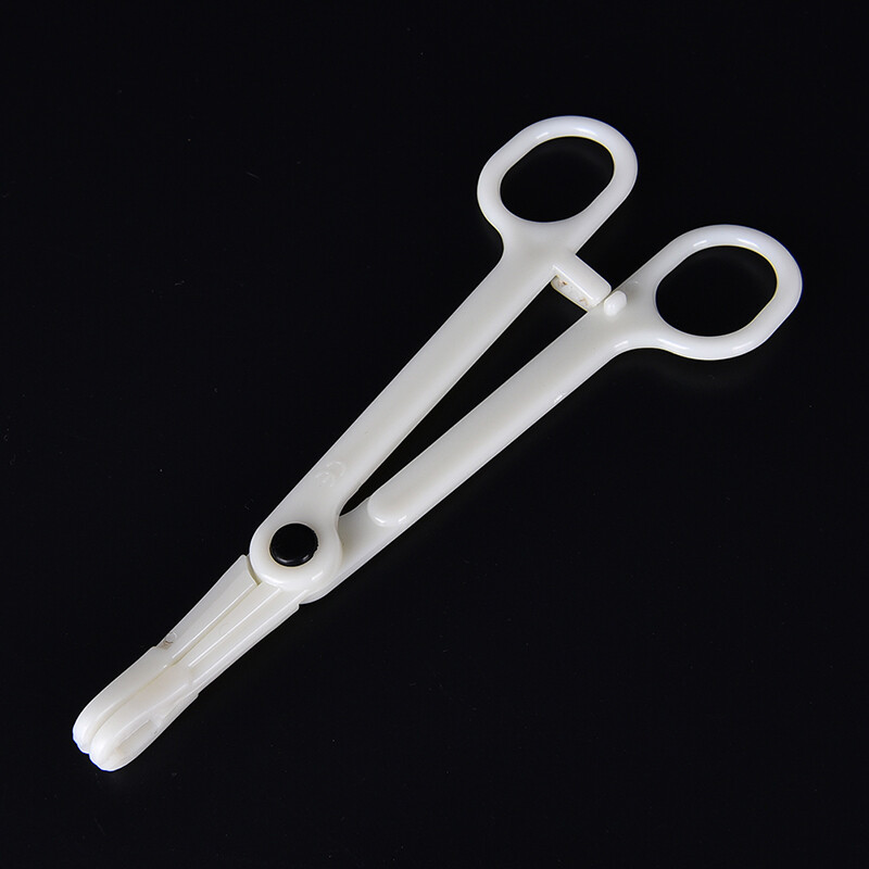1pcs Piercing Supplies Tool Clamp Disposable Plastic Slotted Round ...
