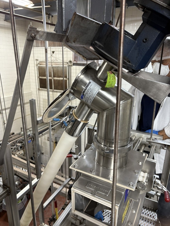 Used AFC Dump Clean Flexible Incline Screw Conveyor w/ Hopper Like ...