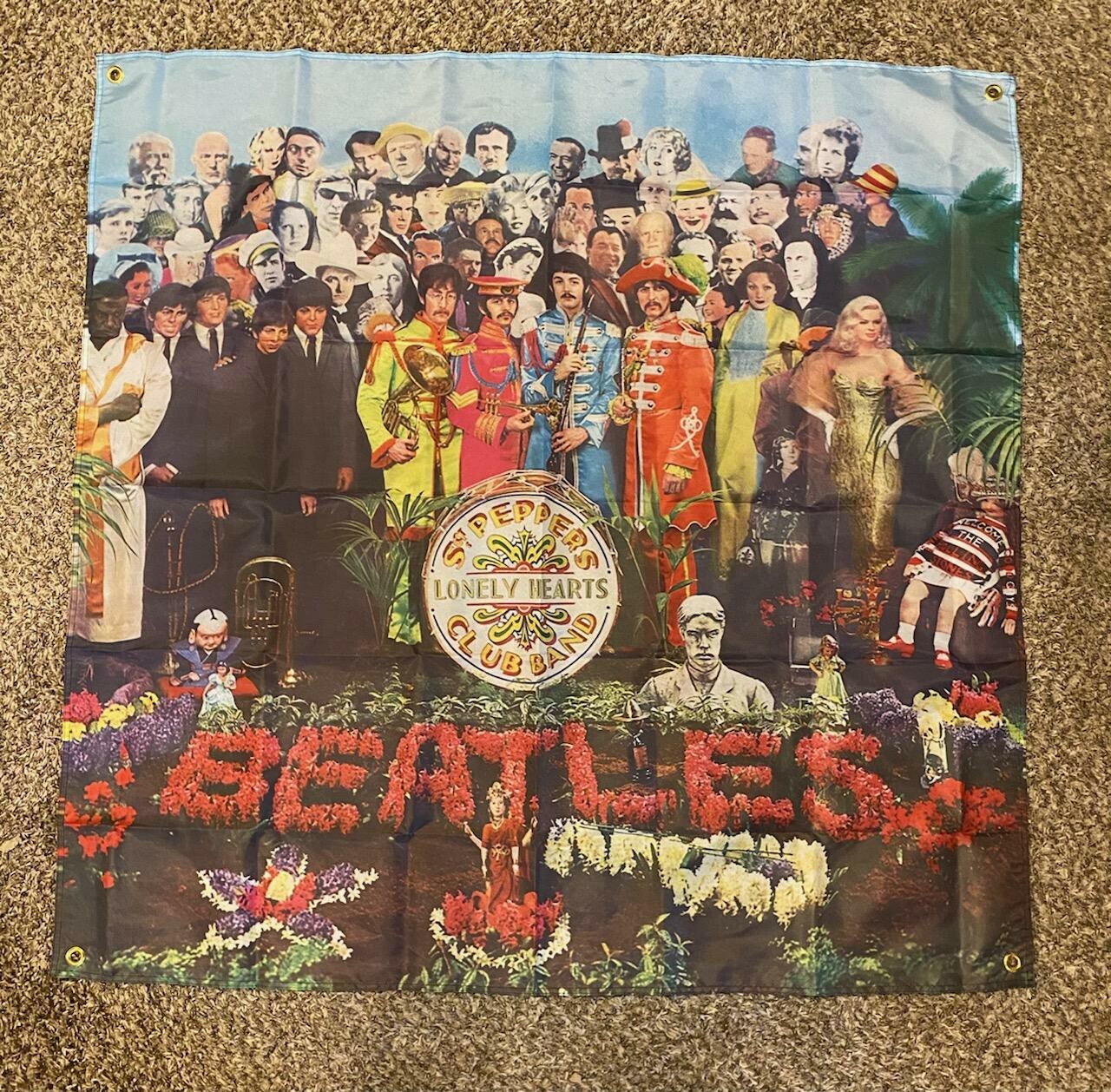 the Beatles flag 4'x4' Huge | eBay