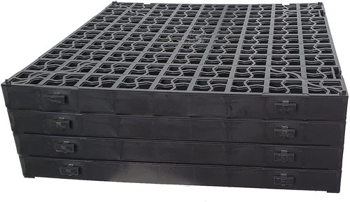 4 x Gravel Grass Grid Paver Base Greenhouse Deck Path Turf Lawn Shed ...