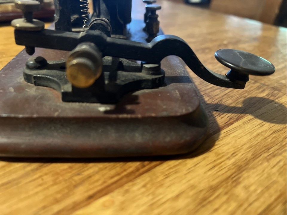 Early Key On Board KOB Camelback Telegraph Key w/ Sounder w/pinstripe ...
