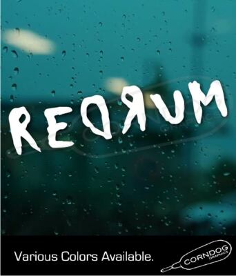 RedRum STICKER VINYL DECAL DANNY JACK KUBRICK SHINNING KING MURDER | eBay