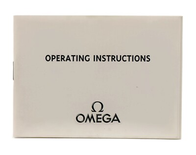 Omega Cal 1376/1378/1434 Operating Instructions Booklet Manual | eBay