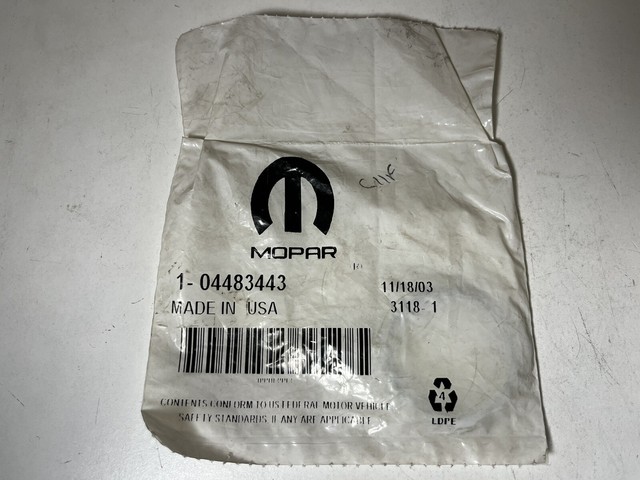 Engine Timing Cover Gasket-Base, VIN: G Mopar 04483443 for sale online ...