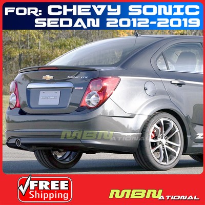 For 12-19 Chevy Sonic 4D Trunk Rear Spoiler Lip Painted WA8624 SUMMIT ...
