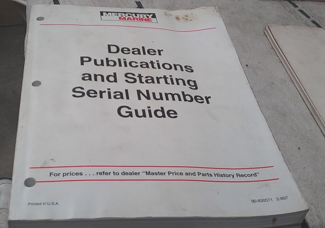 MERCURY Mariner Outboards Serial Number Guide 1970s - 90s | eBay
