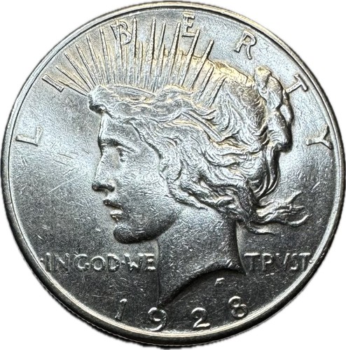 1928 S PEACE DOLLAR RARE DATE! STUNNING S MINT!! OUTSTANDING DATE! NR ...