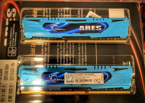 G.Skill Ares 32 GB (4 x 8 GB) DDR3-2400 CL11 Memory RAM (Open-Box ...