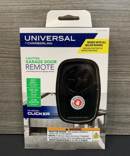 NEW! Universal Chamberlain 2-Button Garage Door Remote Opener Clicker ...