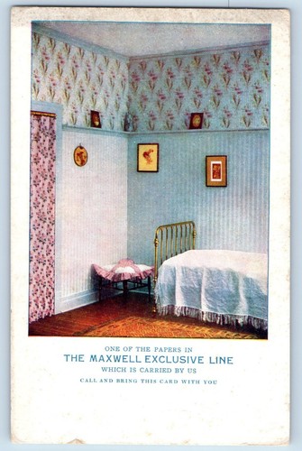 Wallpaper Postcard The Maxwell Exclusive Line Arts Crafts Advertising ...