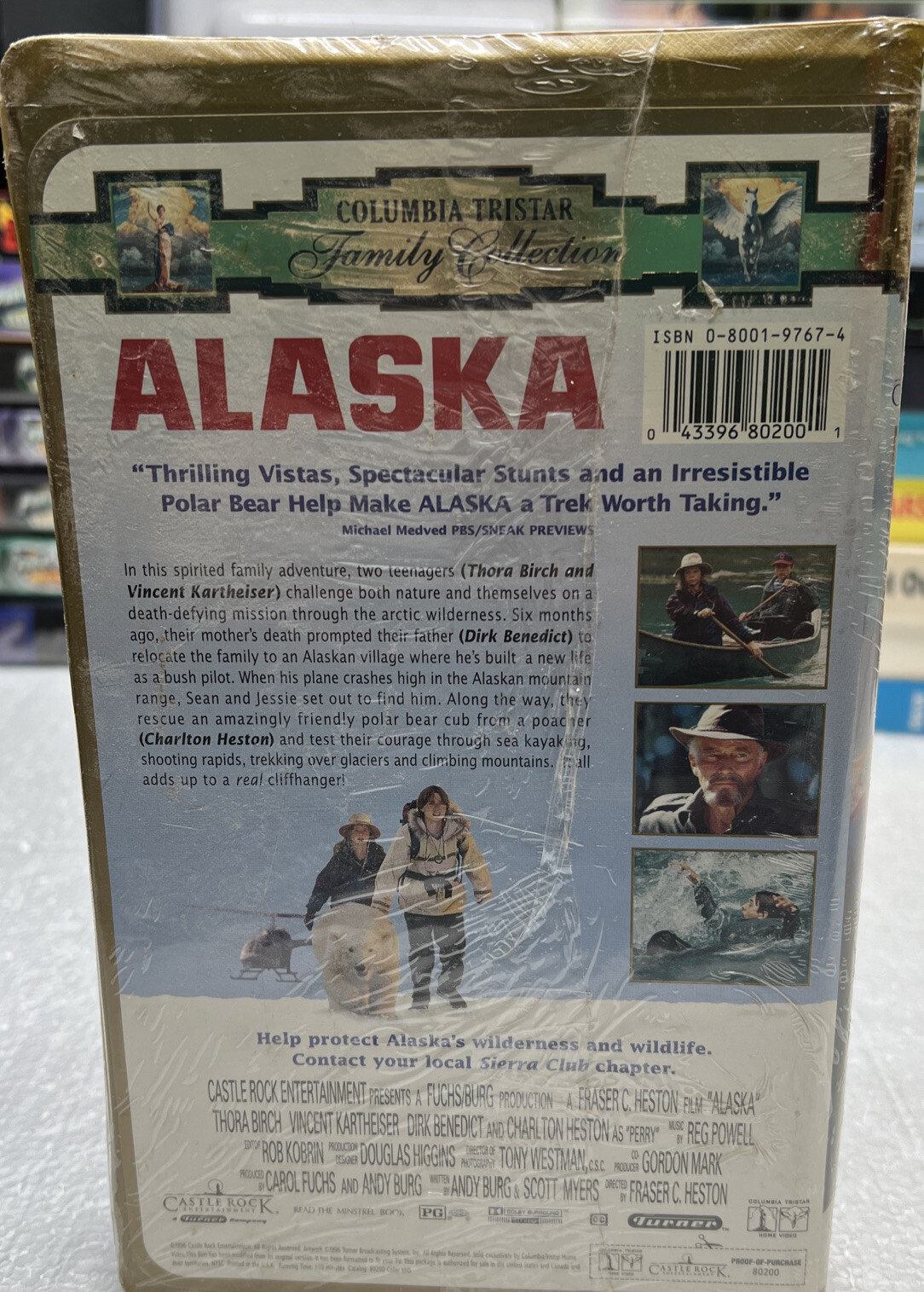 Alaska (VHS, 1998) Charlton Heston Gold Clamshell NEW / SEALED Read ...