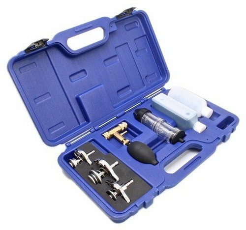 COMBUSTION LEAK TESTER TEST KIT SET PETROL DIESEL - HEAD GASKET BLOCK ...