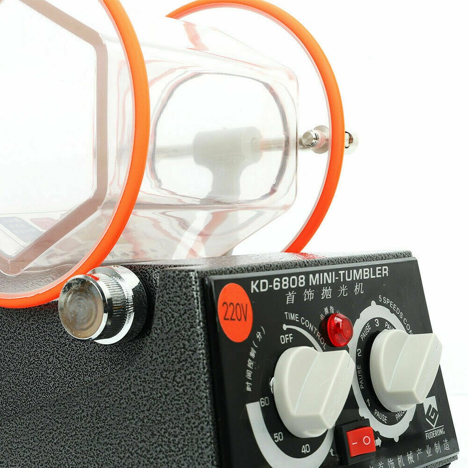 3KG Rotary Tumbler Jewelry Polisher Finisher Tumbling Machine Stone ...