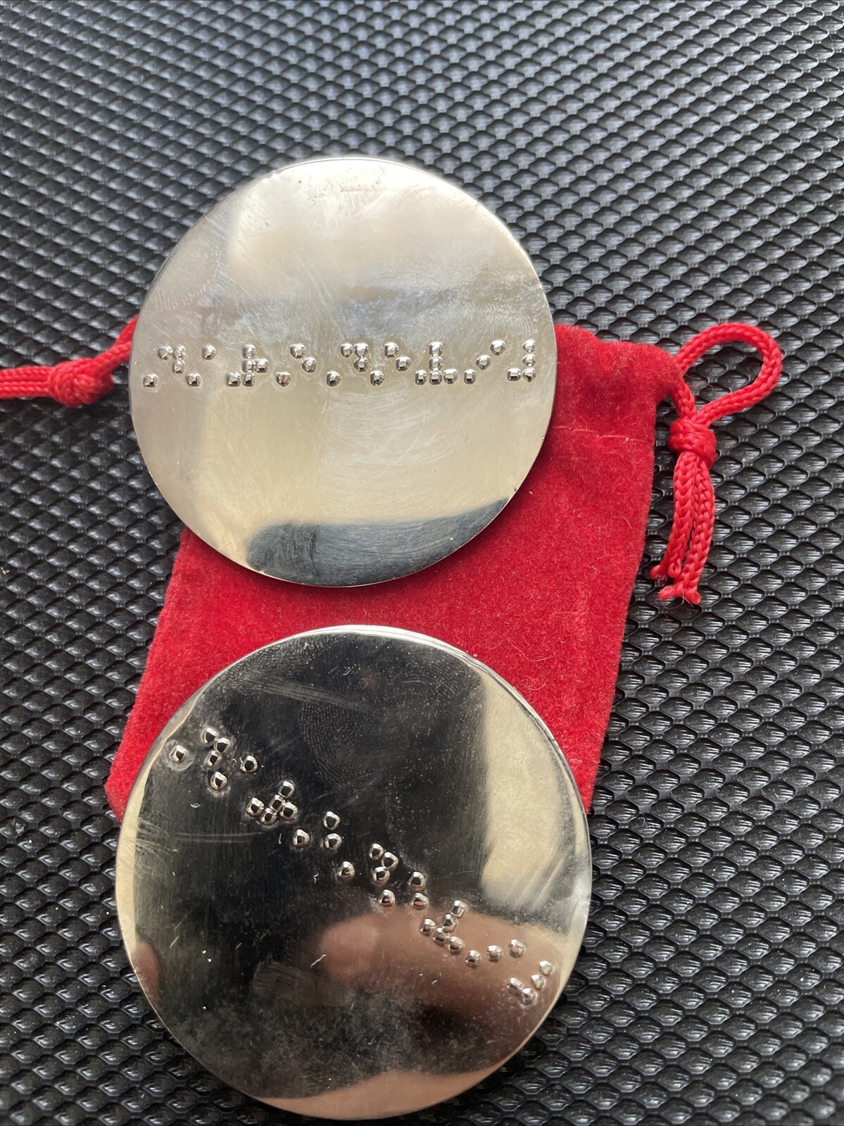 Lot Of 2 Daredevil Movie Promo Metal Braille Coin Marvel 2003 Man ...