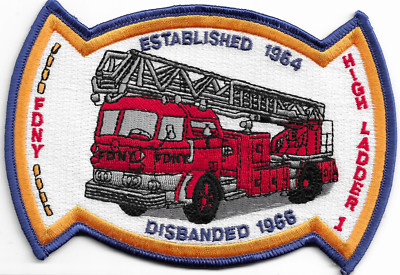 Vintage - New York City High Ladder-1 "1964-1966", NY (5.5" x 3.75 ...