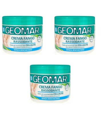 3x GEOMAR Crema Fango Rassodante SENZA RISCIACQUO 500 ml | eBay