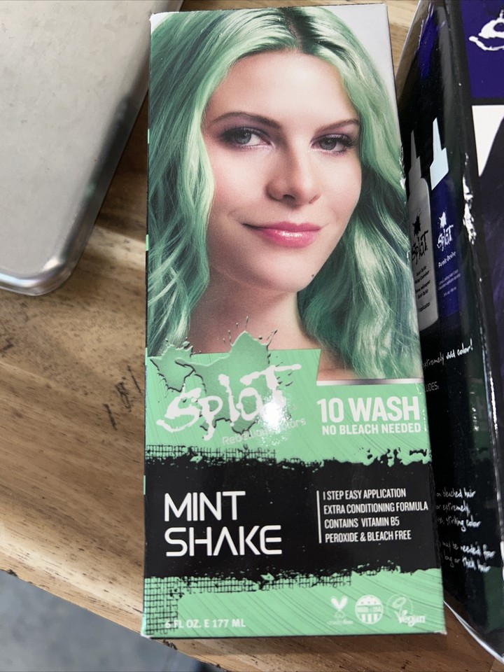 2 PACK! Splat Rebellious 10 Wash Mint Shake AND Blue By You Hair Color ...