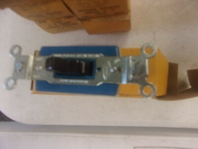 Hubbell 1201 Commercial AC Switch 15 Amp 120-277VAC SPST Brown Spec ...