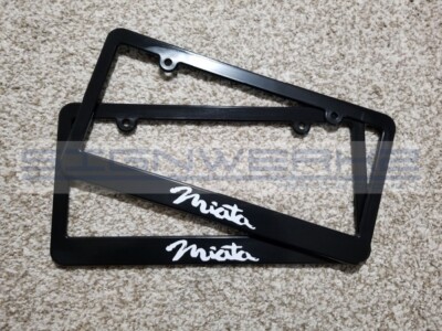 Mazda Miata License Plate Frame - Pair | eBay