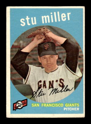 1959 Topps Baseball #183 Stu Miller Very Good San Francisco Giants | eBay