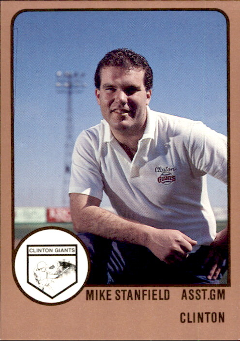 1988 Clinton Giants ProCards #713 Mike Stanfield Asst General Manager ...