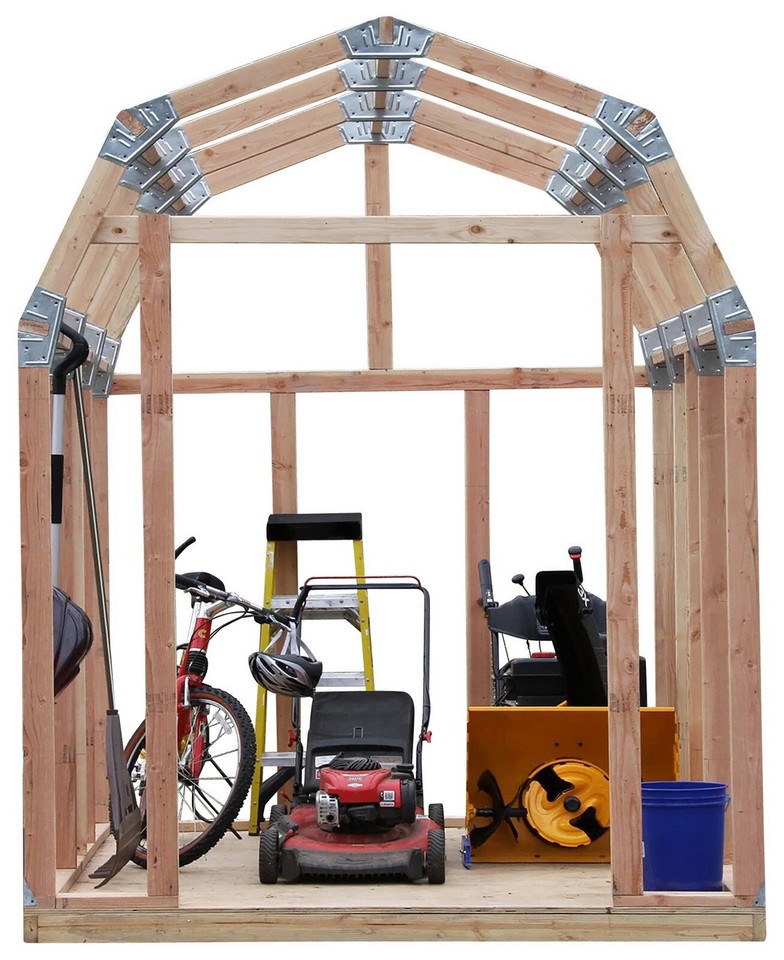 Shed Framing Kit 7' x 8' Outdoor Garden Yard Storage Barn Shelter-It EZ ...