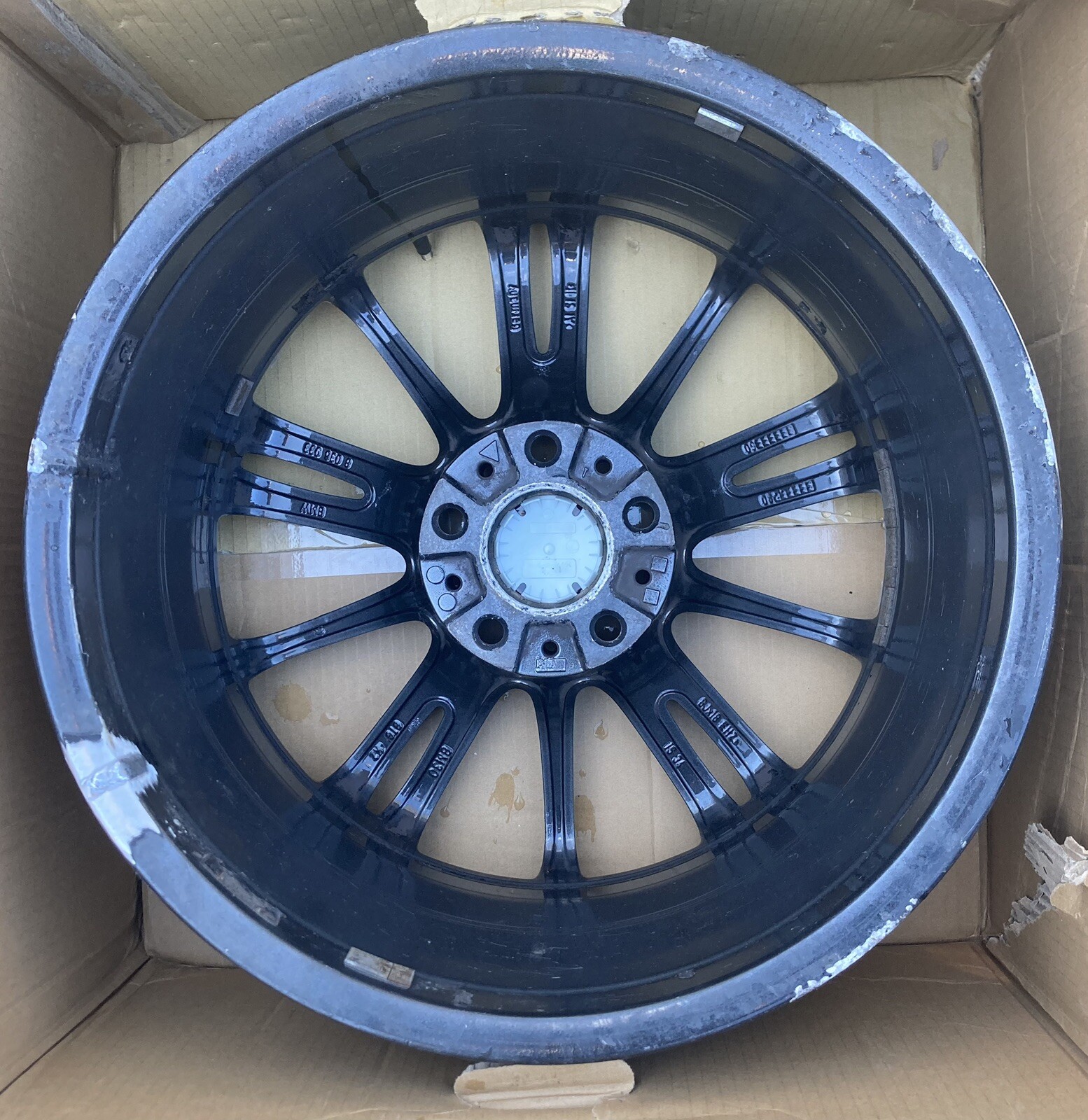 GENUINE BMW 18” MV3 FRONT ALLOY WHEEL DARK GREY 8036933 | eBay