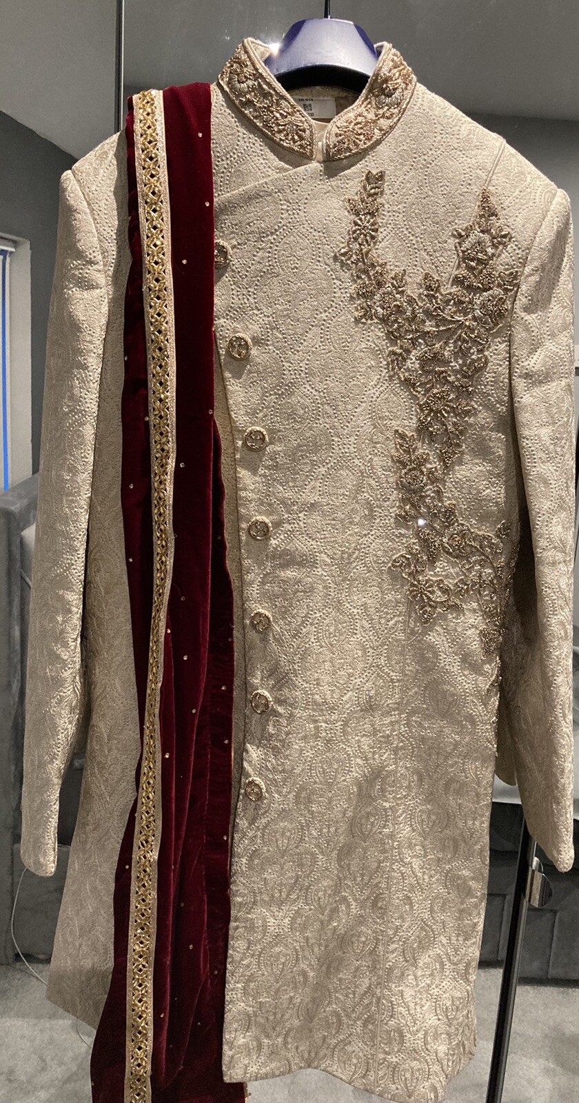 Asian wedding sherwani (Groom) (Sikh) (Pakistani) - Gem