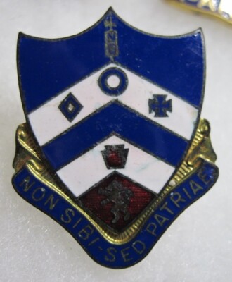 Army DI dui SB screwback ww2 108th FIELD ARTILLERY BATTALION FA BN Eby ...